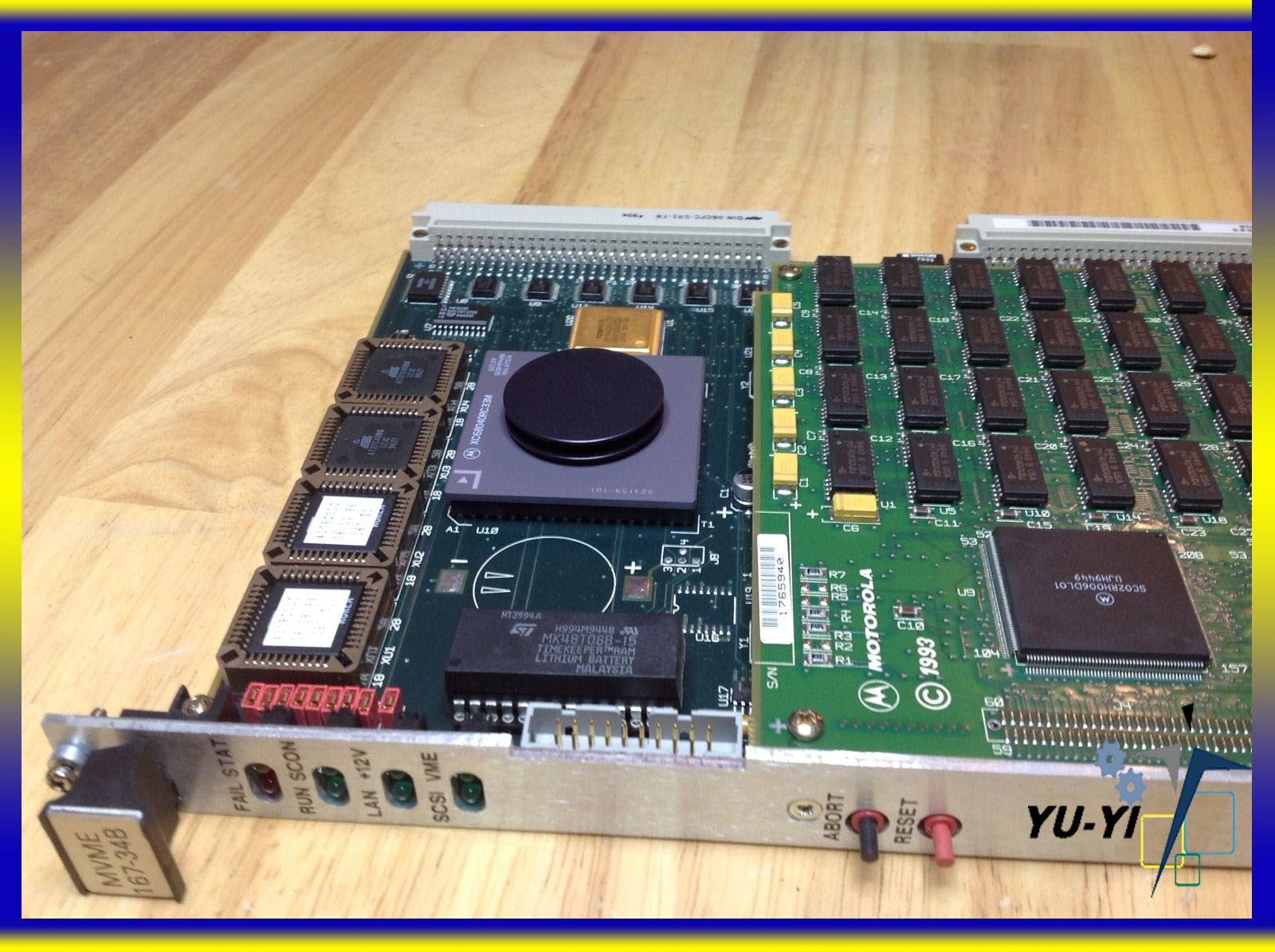 motorola vme bus mvme167-34b mvme 167-34b 01-w3914b - 裕益科技自動化設備可程式編碼器PLC分散式控制系統DCS